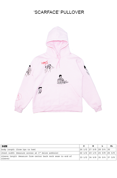 'Scarface' Pullover in Pink